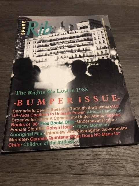 SPARE RIB WOMEN'S Liberation Feminist Magazine Issue No 197 Dec 1988 ...