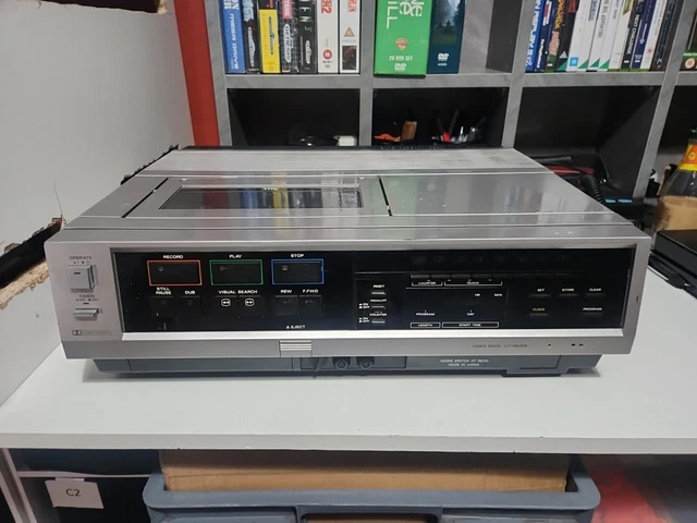 RARE HITACHI TOP-LOADING Video Deck VHS Player/VCR (BROKEN/FOR PARTS ...