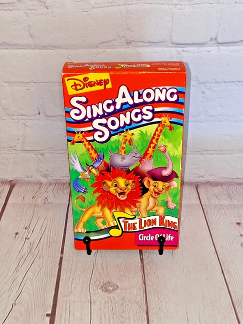 DISNEY SING ALONG Songs The Lion King Circle Of Life VHS Disney NR ...