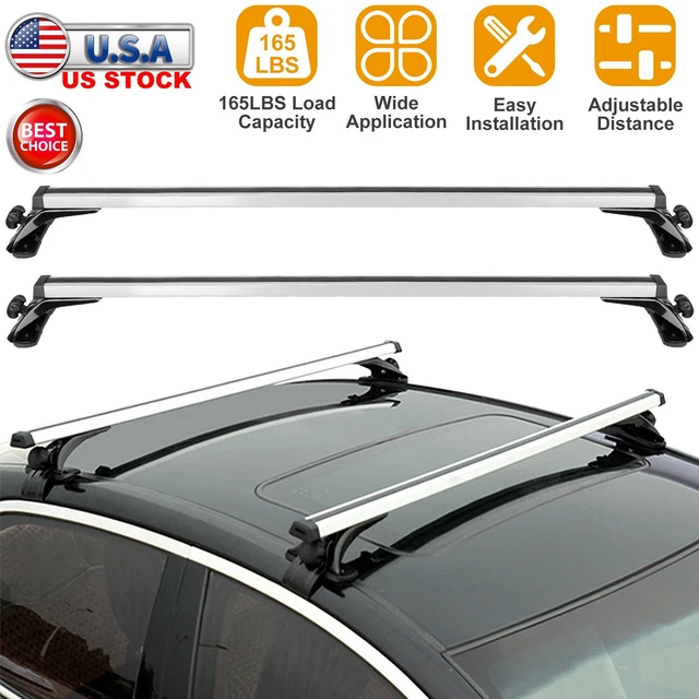 48IN TOP ROOF Roof Rack Cross Bars For Most Bare Luggage Carrier Bar ...
