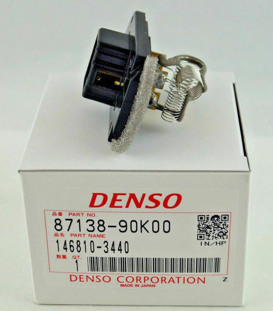 VÉRITABLE RÉSISTANCE TOYOTA 87138-90K00, Ventilateur De Chauffage Oem ...