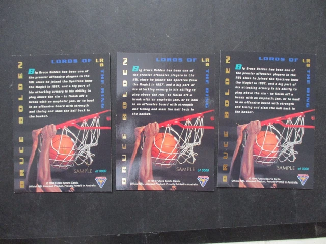ESTATE: BASKETBALL CARDS from 90s - Mixed lot x3 - Free Postage ...