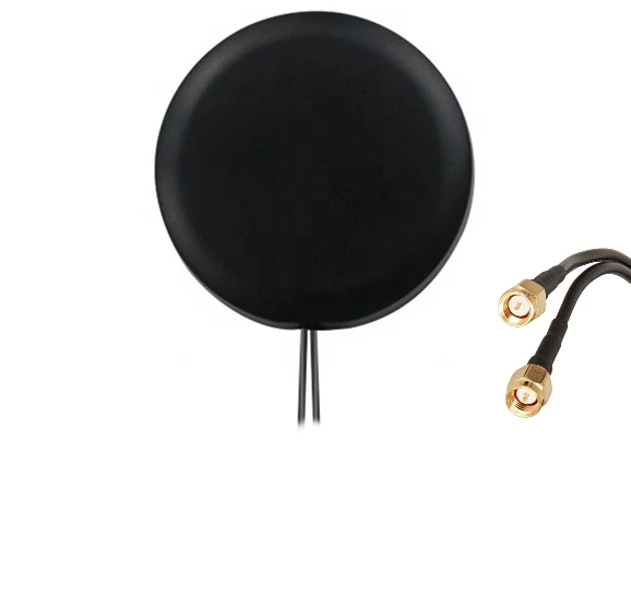 4G/5G LTE & GPS/GLONSS Adhesive Combo Puck Antenna 2in1 Mobile Internet ...