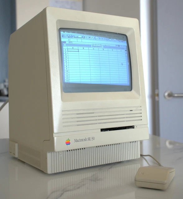 APPLE MACINTOSH SE/30 M5119 RECAPPED MAC ROM inator 20MB RAM 40MB HDD Mouse! £999.97 - PicClick UK