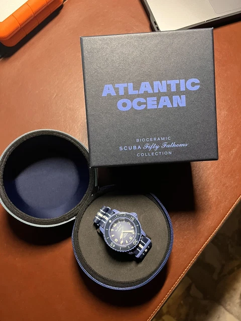 BLANCPAIN X SWATCH | Bioceramic Scuba Fifty Fathoms | Atlantic Ocean ...