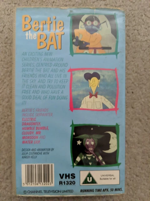 BERTIE THE BAT VHS Video Rare Kids' TV Bernard Cribbins 1991 £6.99 ...