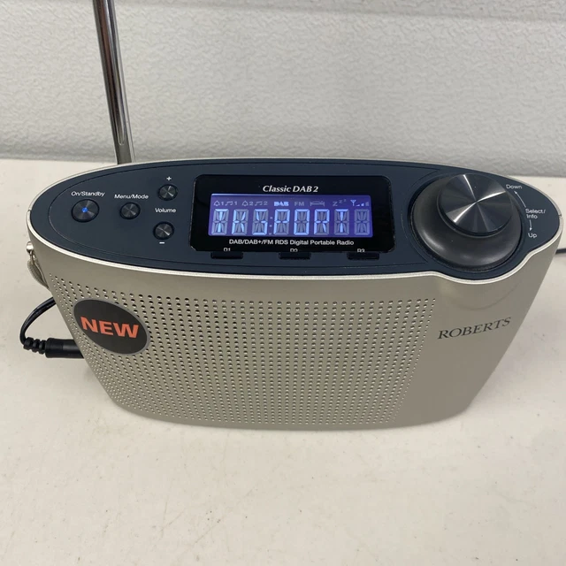 ROBERTS CLASSIC DAB 2 Dab/dab+/fm Rds Portable Radio With power lead £ ...
