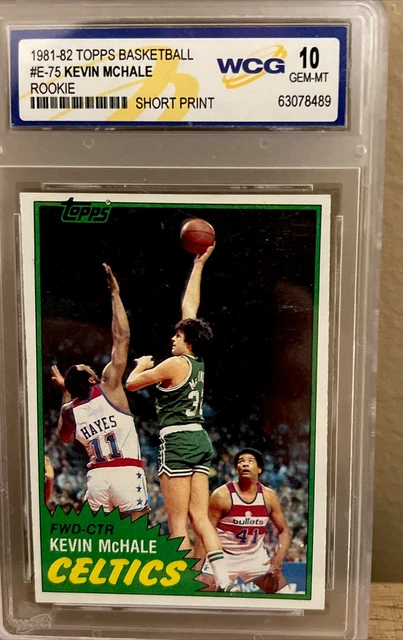 1981-82 TOPPS #E75 Kevin McHale Rookie Card BGS BCCG 10 Mint+ EUR 22,03 ...