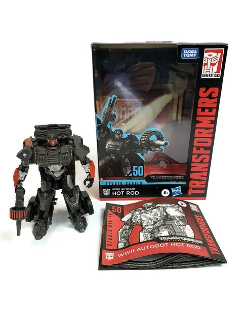 HASBRO TRANSFORMERS STUDIO Series #50 WW2 Autobot Hot Rod Deluxe Figure ...