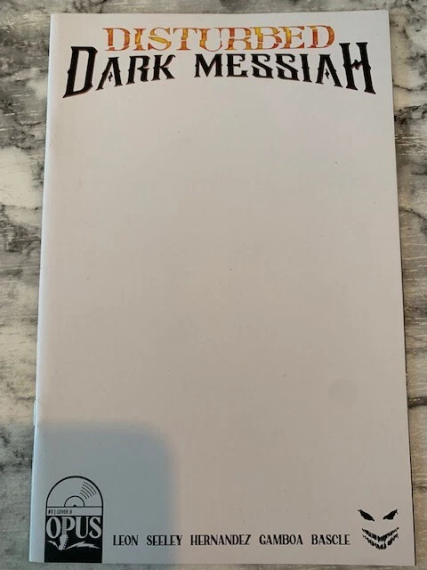 DISTURBED DARK MESSIAH 1 Blank Variant - Opus Comics - 2022 Hot series ...