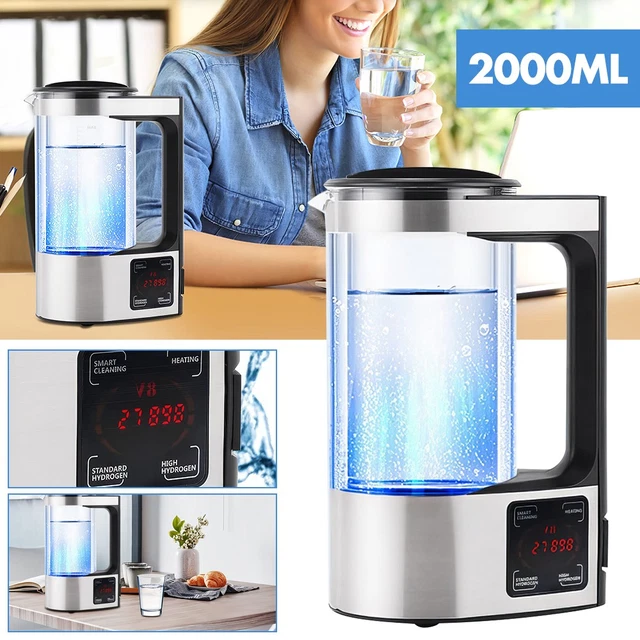 2L ELECTRIC HYDROGEN Rich Alkaline Water Ionizer Generator Water ...