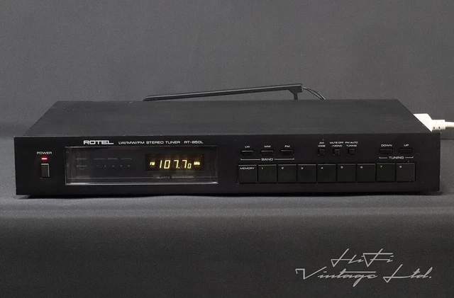 ROTEL RT-850L STEREO AM/FM Tuner Digital HiFi Vintage £45.00 - PicClick UK