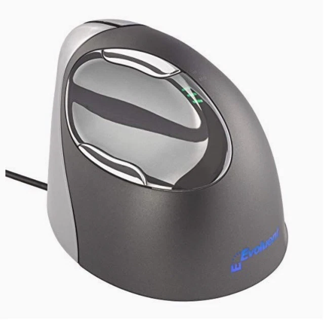 EVOLUENT VM4R WIRED Vertical Mouse 4 Right -handed Truly Ergonomic ...