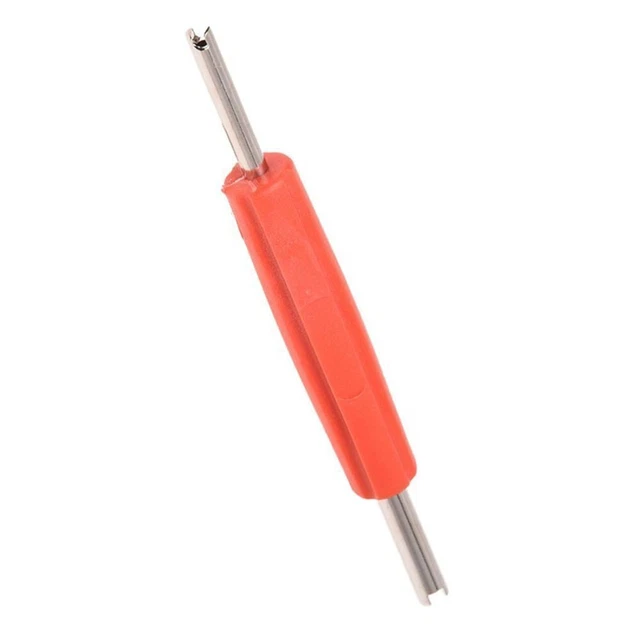 RED SILVER WRENCH Pneumatic Valve Core Extractor Motorcycle Truck ...