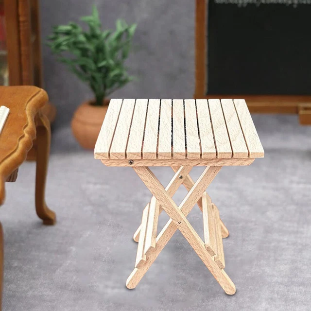 1/6 TABLE DE maison de poupée modèle pliante pour cadeaux d'anniversaire EUR 14,20 - PicClick FR