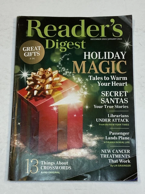 READER'S DIGEST MAGAZINE Dec 2022 Jan 1 2023 Holiday Magic Secret ...