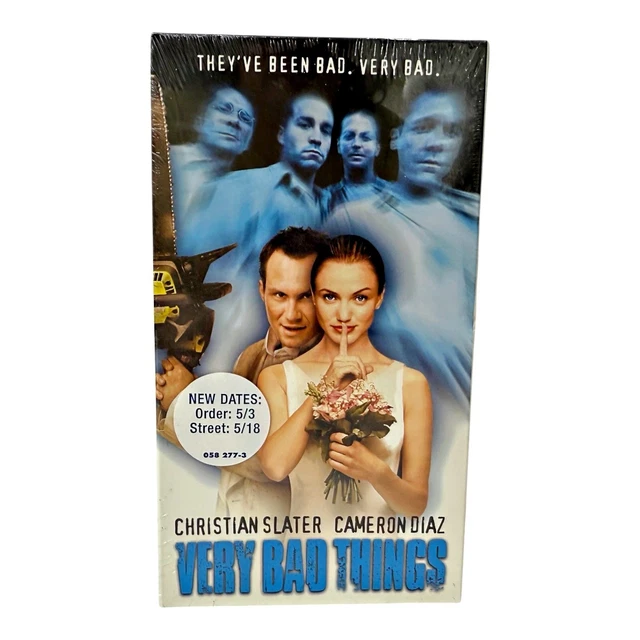 VERY BAD THINGS VHS Screener Demo Promo SEALED 1998 Christian Slater £ ...