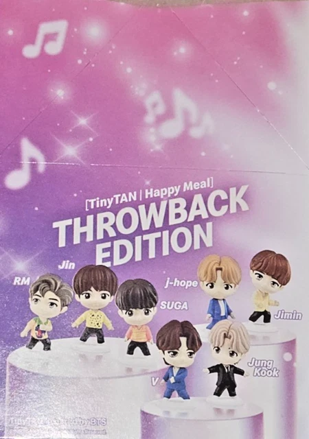 MCDONALDS BTS TINYTAN Happy Meal Toys 2025 Throwback Edition Complete ...
