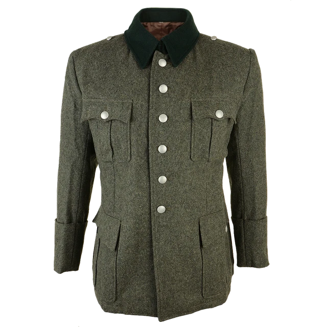 WW2 GERMAN ARMY M36 Field Grey Officers Wool Tunic - Premium £105.95 ...