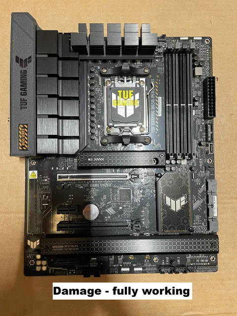 ASUS TUF GAMING B650-PLUS WIFI, AMD B650, AM5, DDR5, PCIe 4.0, 3x M.2 ...