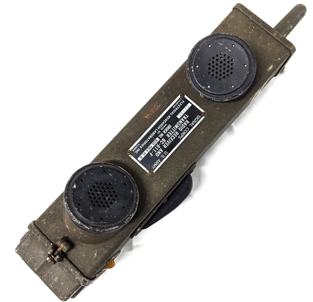 AUSTRALIAN ARMY WW2 Korea Vietnam war era military walkie talkie radio ...