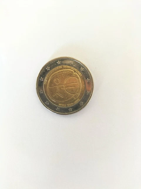 2 EURO COIN stick man Germany EMU 1999 - 2009 misprinting £1,117.05 ...