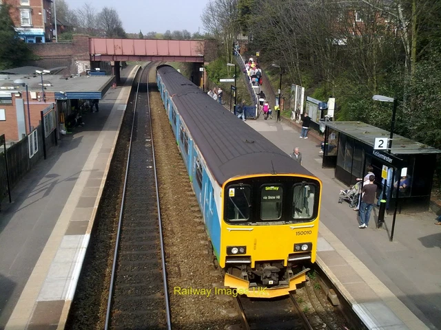 RAILWAY PHOTO CLASS 150 DMU 12x8 (A4) Kidderminster railway station ...