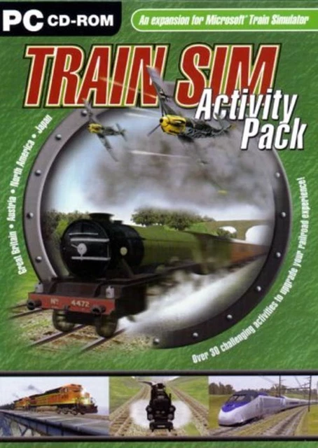 TRAIN SIM ACTIVITY Pack for Windows PC CD/DVD - UK - FAST DISPATCH £3. ...