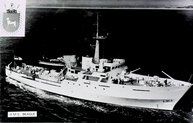 BRITISH ROYAL NAVY HMS H.M.S. Beagle Military Ships Photograph 22889 ...