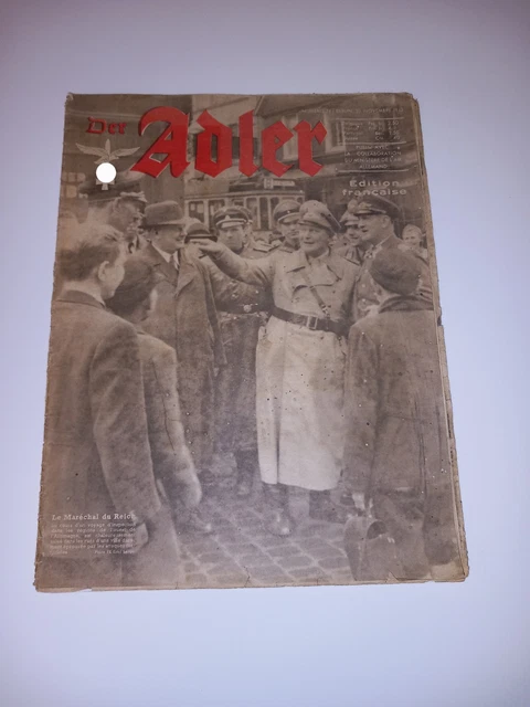 MAGAZINE ALLEMAND WW2 Der Adler EUR 5,00 - PicClick FR