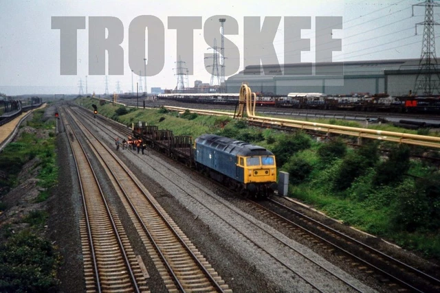 35MM SLIDE BR British Railways Diesel Loco Class 47 47361 Grangemouth ...