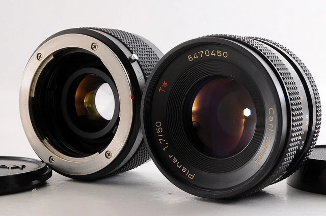 CONTAX CARL ZEISS Planar 85 mm f/1.4 Objectif MMJ C/Y du Japon [Near Mint] EUR 669,52 - PicClick FR