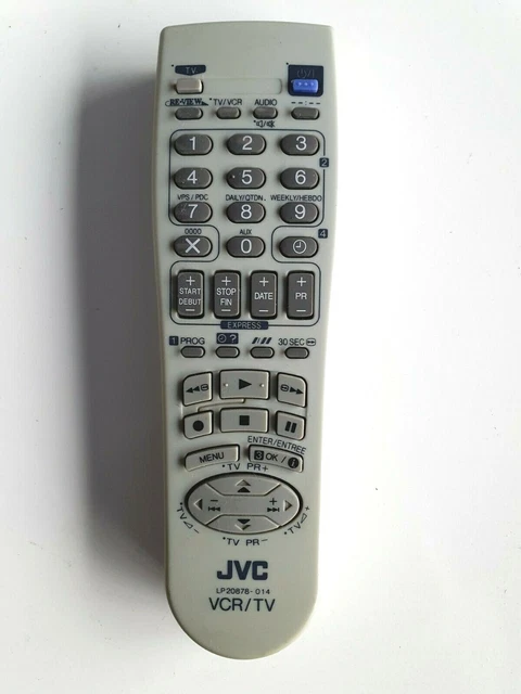 JVC LP20878-014 ORIGINAL VCR HR-J695 HR-S5955EK HR-S6955EK Remote ...