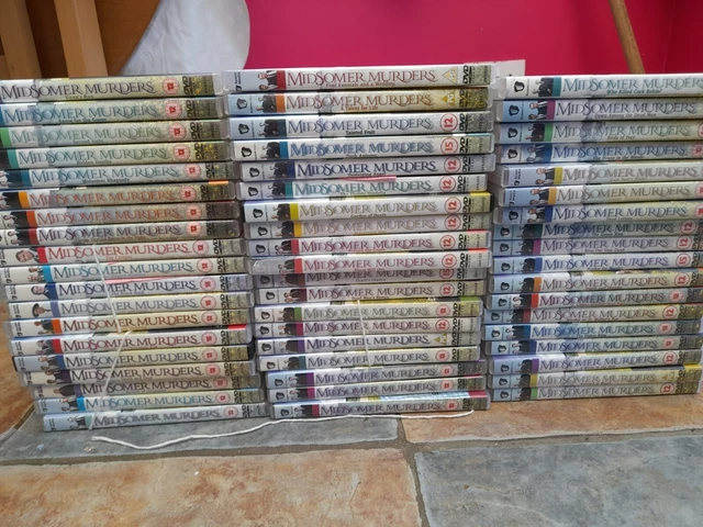 MIDSOMER MURDERS COLLECTION - 55 DVDs. (taken from S1-S12), COMPLETE S1 ...