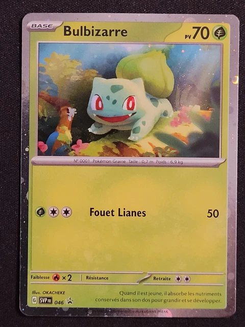 3 CARTES POKÉMON Bulbizarre 046 Salamèche 047 Carapuce 048 PROMO SVP FR ...