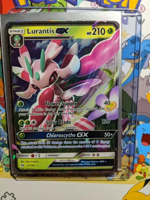 POKEMON LURANTIS GX 15/149 - Soleil & Lune - Carte Pokémon Holo Art ...