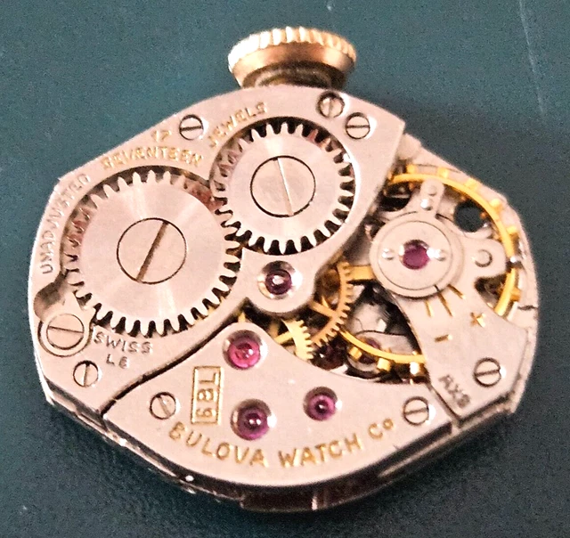 VINTAGE~BULOVA 6BL~17J SWISS Watch Movement 104 £8.85 - PicClick UK