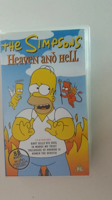 THE SIMPSONS - Heaven And Hell - VHS Video - # C £5.00 - PicClick UK