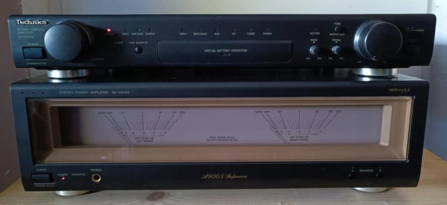 TECHNICS SE-A900S AMPLIFICATORE & Technics SU-C800U difettoso EUR 599 ...