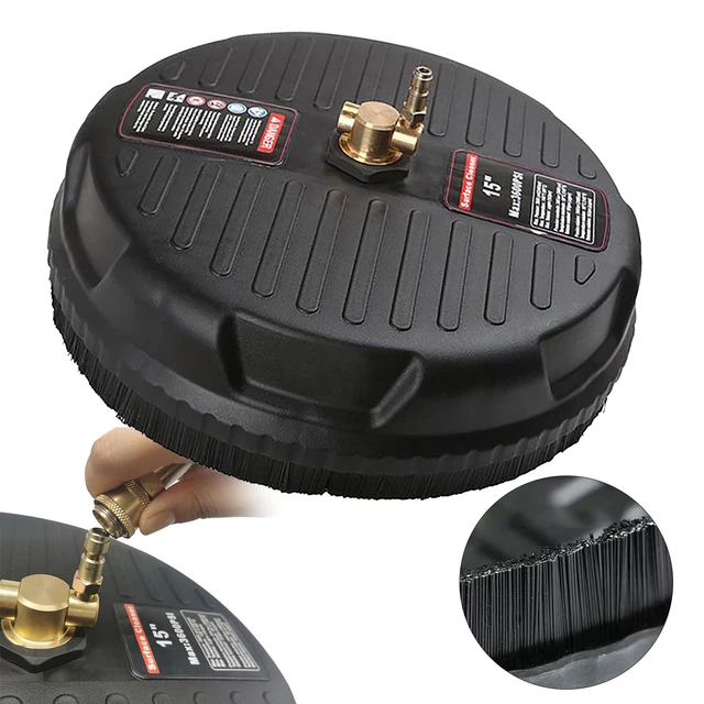 15'' ROTARY SURFACE Patio Cleaner Pressure Power Washer Attachment 1/4 ...