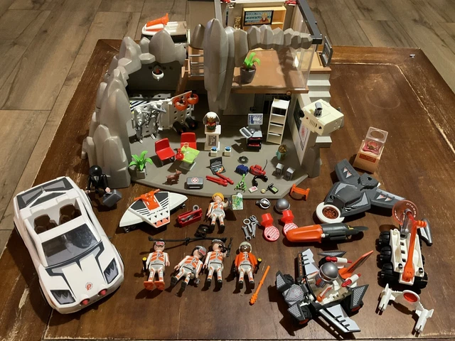 PLAYMOBIL BASE QUARTIER Des TOP Agents Secrets 4875 Et Voiture 4876 EUR ...