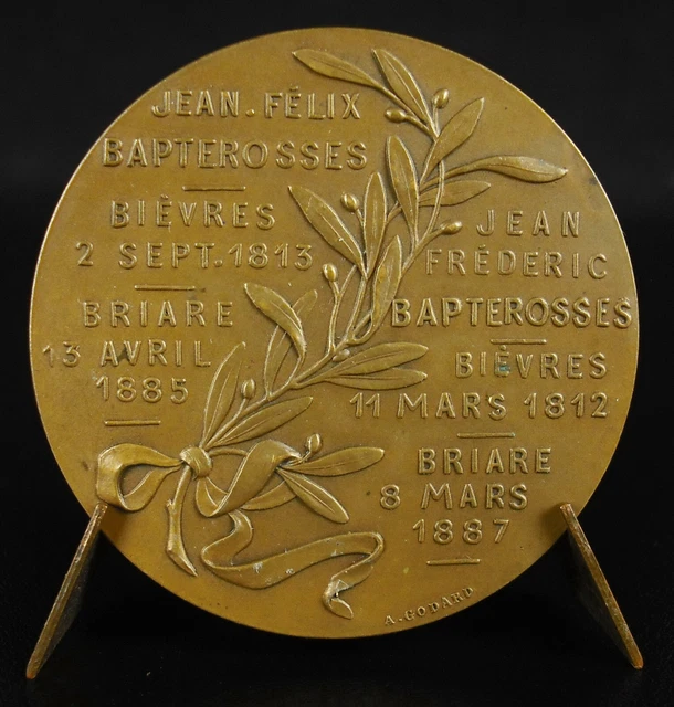 MÉDAILLE JEAN-FÉLIX & Frédéric Bapterosses inventeur entrepreneur ...