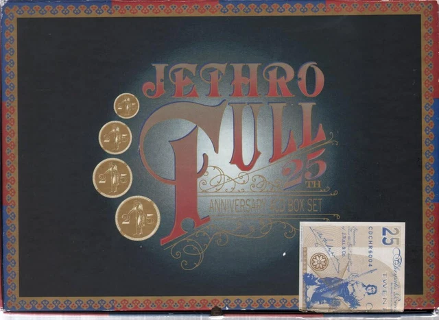 JETHRO TULL 25TH Anniversary 4CD Box Set KOMPLETT mit Booklet. CDs TOP ...