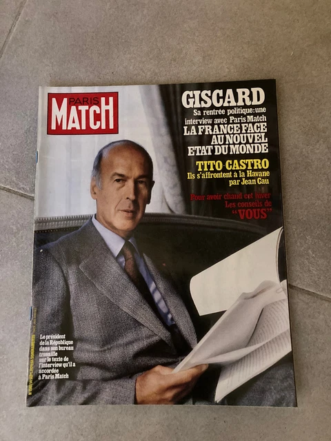 PARIS MATCH N°1581 14/09/1979 Giscard Laos Bokassa baleines Greenpeace ...