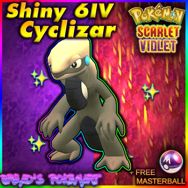 POKEMON SCARLET VIOLET Ultra Shiny 6IV Cyclizar Fast Trade - FREE ...