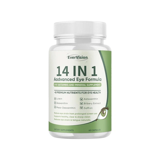 EVERVISION 14 IN 1 Advanced Eye Formula 60 Pieces Vision Protection ...