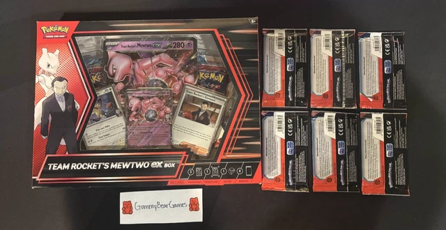 MEWTWO EX BOX and 6 Destined Rivals Packs! Great Value! (Read ...