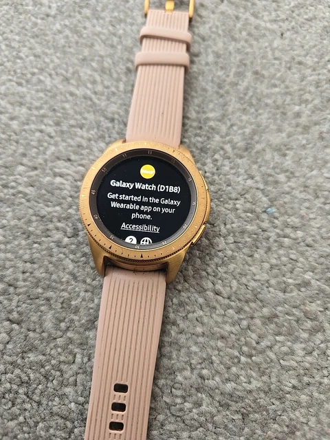 SAMSUNG GALAXY WATCH SM-R815F 42mm Rose Gold RefJ9 £20.00 - PicClick UK