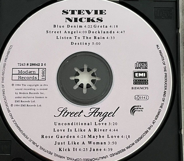 STEVIE NICKS - Street Angel CD Like New $25.95 - PicClick AU