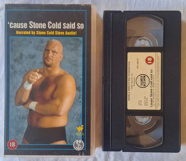 WWF STEVE AUSTIN - 'Cause Stone Cold Said So VHS Video - Tested ...
